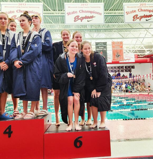 Jefferson/Cambridge girls swim medals in five events, breaks three ...