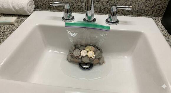 Put A Bag of Coins Over Your Drain — Here’s Why It Actually Works ...