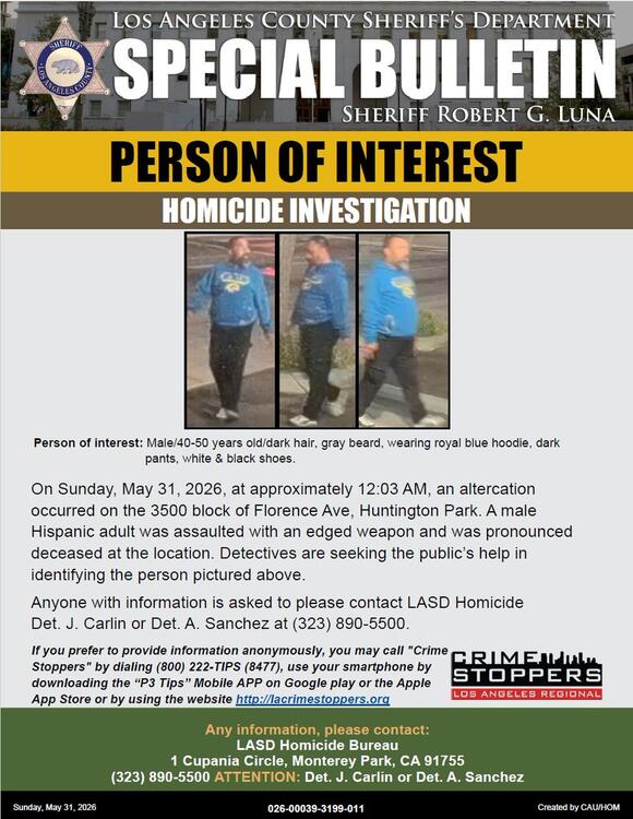 Sheriff’s Investigators Seek Person of Interest - NewsBreak