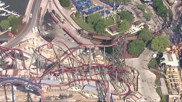 Riders stuck at peak of Cedar Point’s newest 160-foot coaster Siren’s ...
