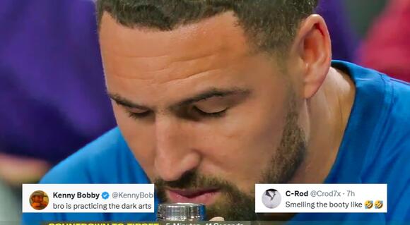 Social Media Flooded With Memes After Klay Thompson Was Caught On ...