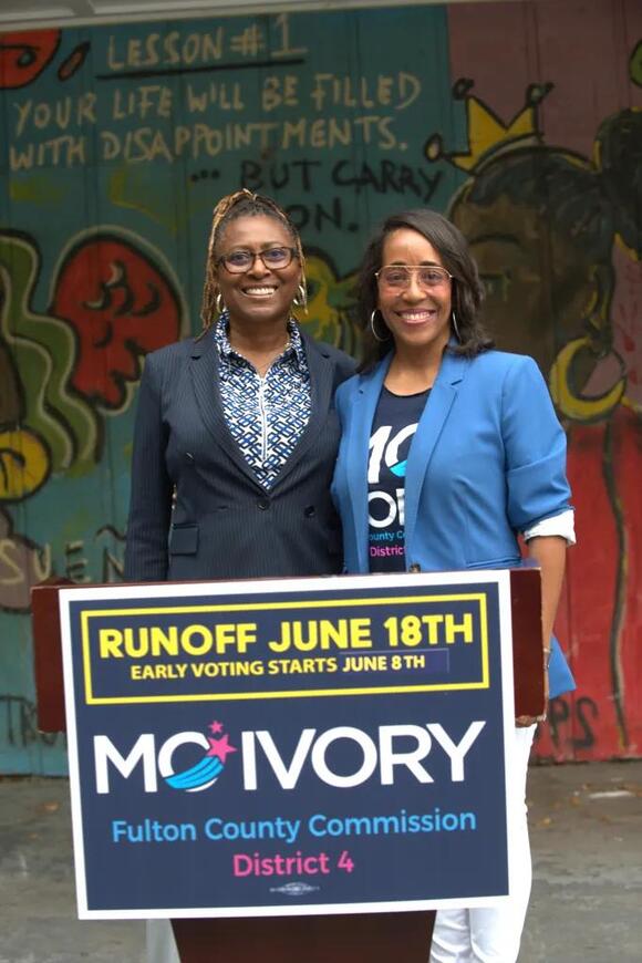 Fulton County Commission candidate Mo Ivory is looking forward to June ...