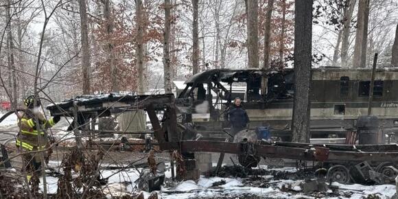 Virginia Officer’s Camper Goes Up In Flames One Day After Son’s Brain ...