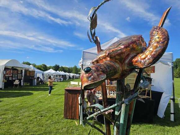 Valley Art Center holds 40th annual Art by the Falls festival in ...
