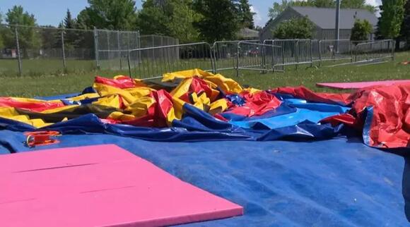 Girl, 3, Dies After Wind Lifts Bouncy Castle - NewsBreak