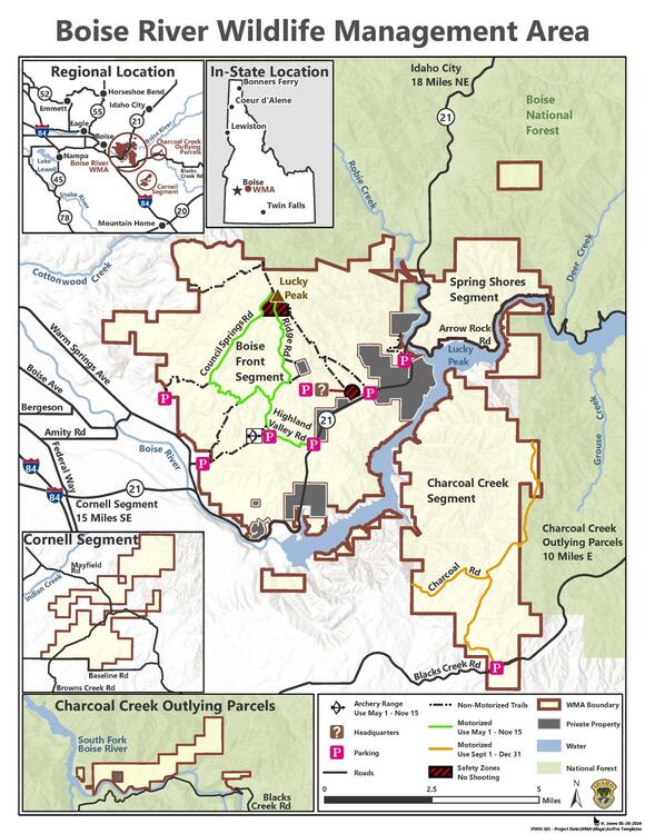 Portion of Boise River WMA’s Boise Front Segment Closed to all Entry ...