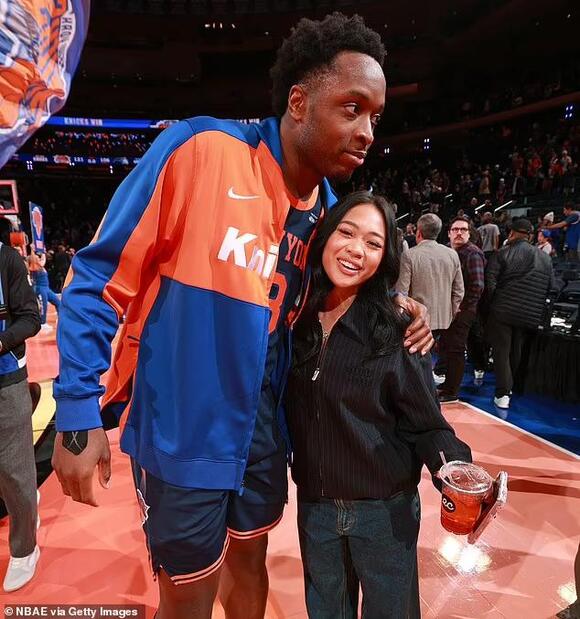 Knicks star's wish comes true as Suni Lee returns for NBA playoff game after cheeky message ...