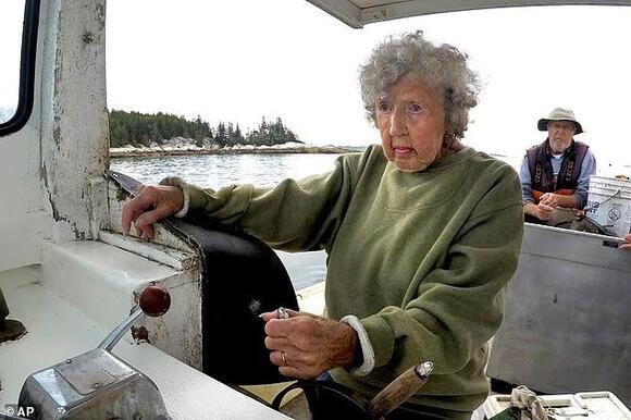 Maine's legendary 'Lobster Lady' dies after working until she was 103 ...