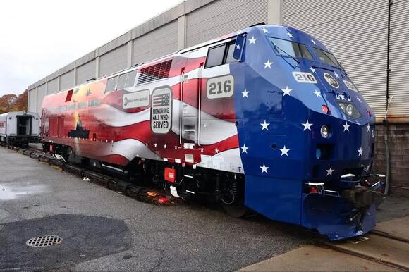 MTA Rolls Out Locomotive Honoring America’s Veterans - NewsBreak
