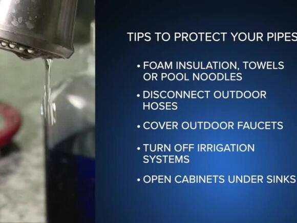 Tips to protect your home's pipes during cold weather - NewsBreak