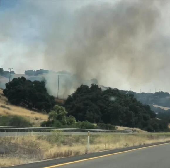 Fire teams responding to vegetation fire off Jonata Park Road in ...
