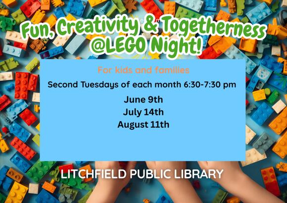 📅 Monthly LEGO Night for Kids at Litchfield Library - NewsBreak