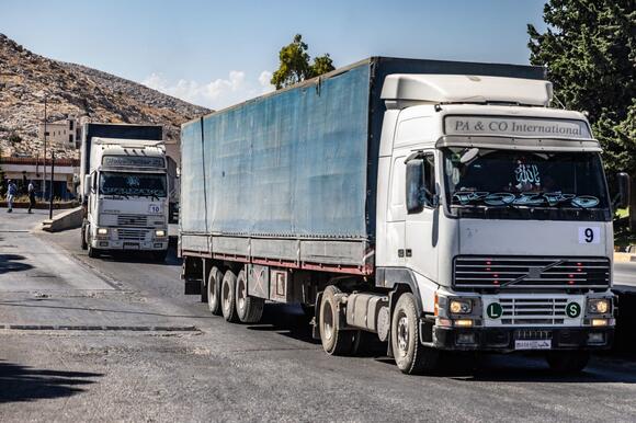 Aid convoy sent to embattled Kurdish city in Syria amid fragile truce ...