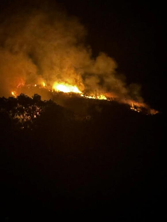 Brush fire breaks out in Lompoc on Fourth of July