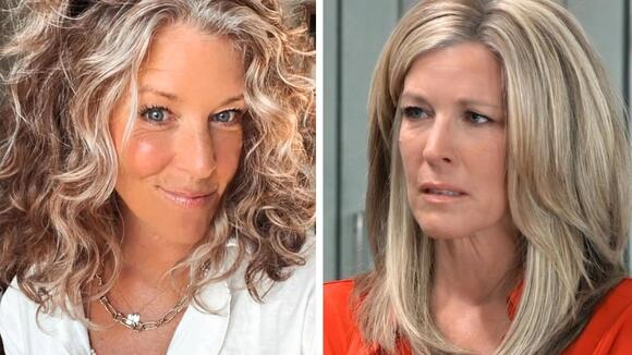 Curly Carly? The truth about General Hospital star Laura Wright's hair ...