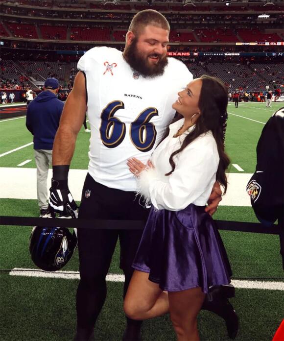 NFL lineman Ben Cleveland files for divorce over adultery claims weeks ...