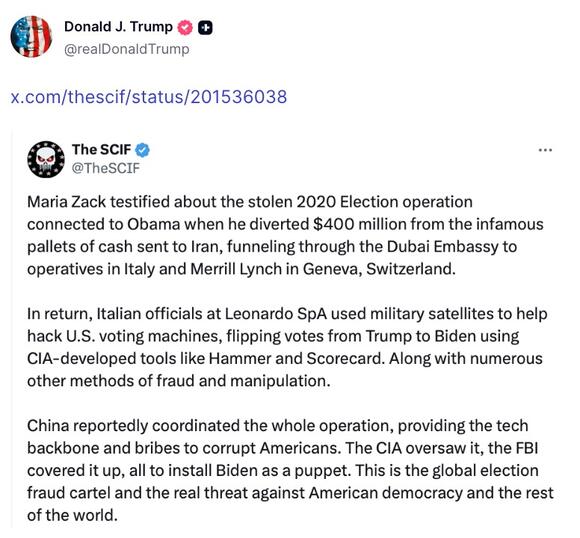 Trump Revives #Italygate — The Weirdest 2020 Election Conspiracy of Them All - NewsBreak