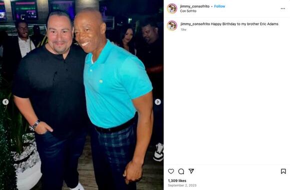 Con Sofrito, Eric Adams Birthday Spot Owned by NYPD Commissioner’s ...