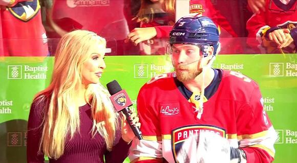 Sam Bennett’s “Cringe” Viral “6-7″ Gesture During Live Post-Panthers ...