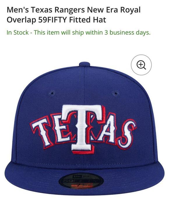 MLB Releases New Overlap Collection & The “Tetas” Rangers Hat Was Immediately Pulled Down For ...