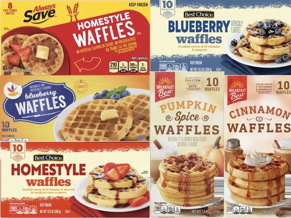 TreeHouse Foods recalls frozen waffle products sold at Walmart, Target ...