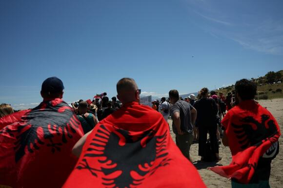 Albanians step up protests over Trump-linked property development ...