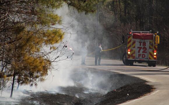 Firefighters battle wildfires in 2 counties - NewsBreak