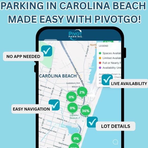 🚗 Check Real-Time Parking in Carolina Beach with PivotGO! - NewsBreak
