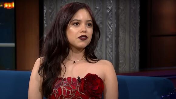 Jenna Ortega’s Glass Dress ‘Pokes Her Ass’ on The Late Show With ...