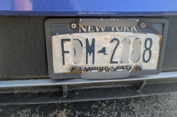 New York Drivers Facing Peeling License Plates Can Get Replacements For ...