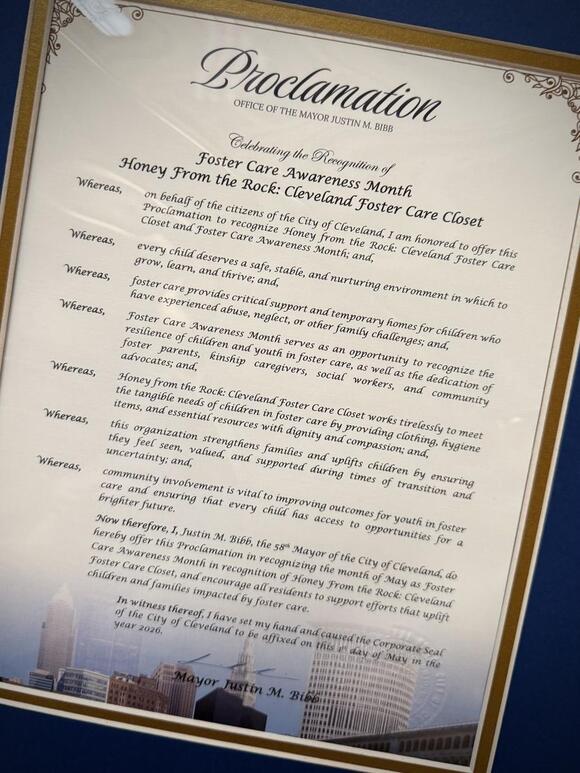 City issues proclamation during foster care awareness luncheon - NewsBreak