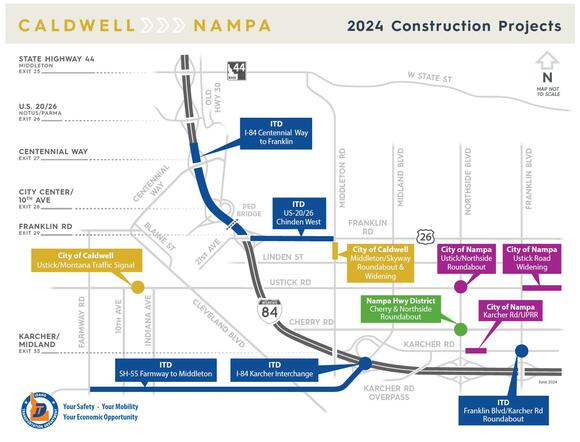 ITD to improve I-84 corridor in Canyon County