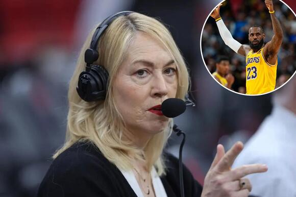 LeBron James salutes Doris Burke before her historic NBA Finals moment ...