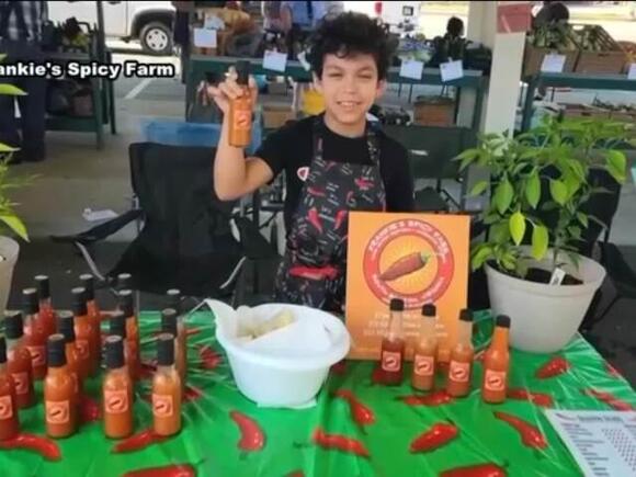 12-year-old Virginia CEO unveils ghost pepper hot sauce business ...