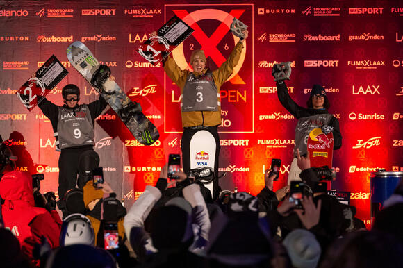 James retains his Laax halfpipe title with eye on gold at Winter ...