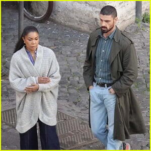 Gabrielle Union & Michele Morrone Get to Work Filming New Rom-Com in ...