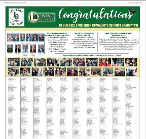 🎓 Lake Orion Schools Celebrate Class of 2026 Graduates - NewsBreak