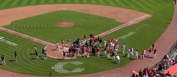 Fight Breaks Out at Red-Giants Game as 28YO Pitcher Loses Cool After ...