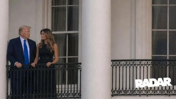 EXCLUSIVE PHOTOS: President Trump and Wife Melania Share Rare Intimate ...
