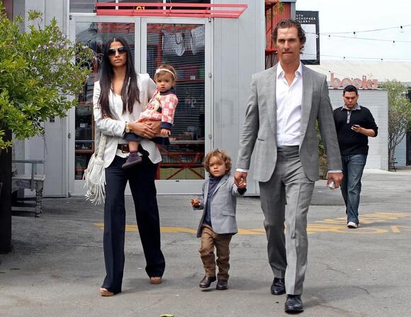 Matthew McConaughey's 17-Year-Old Son Levi Joins His Father at the 2025 ...