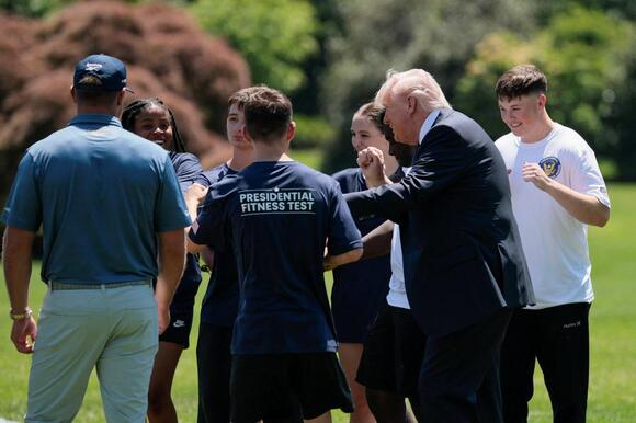Boy Snubs Trump’s Effort to Drag Him Into Culture War - NewsBreak