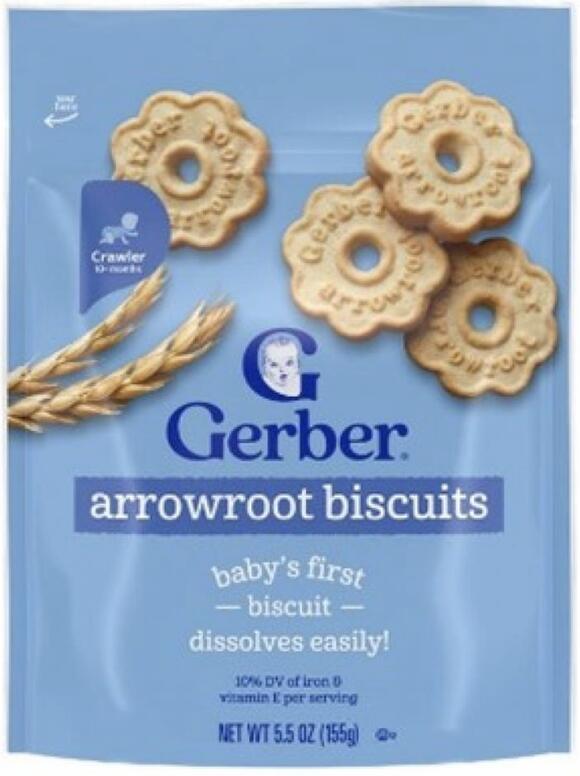 Gerber recalls arrowroot biscuits because of plastic pieces - NewsBreak