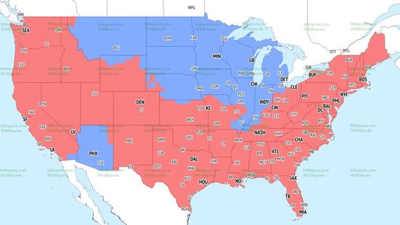 NFL TV Map Week 7: NFL Coverage Map, Broadcast Info for Sundays Games ...