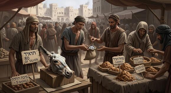 Inflation was so bad during a siege that people paid $80 for a donkey's ...