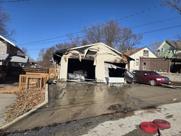 Garage Engulfed in Flames in Red Oak; Multiple Agencies Respond - NewsBreak