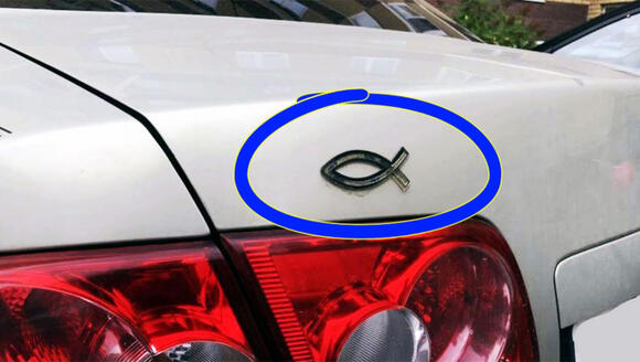 What the “Fish” Sticker on the Back of a Car Really Means - NewsBreak