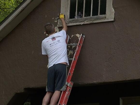 Volunteers help repair homes in historically underserved KCMO neighborhood