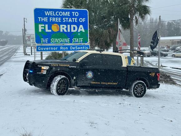 Florida faces a freeze warning with a real but 'long shot' at snow ...