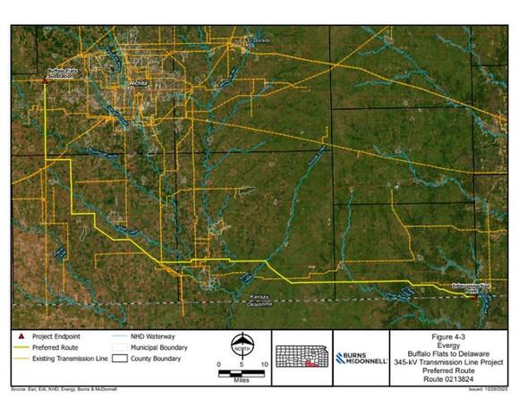 Evergy wants to build new transmission line across 4 Kansas counties ...