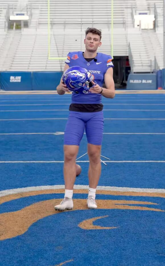 Famous TikToker Posts Viral Video On Boise State’s Blue Turf - NewsBreak